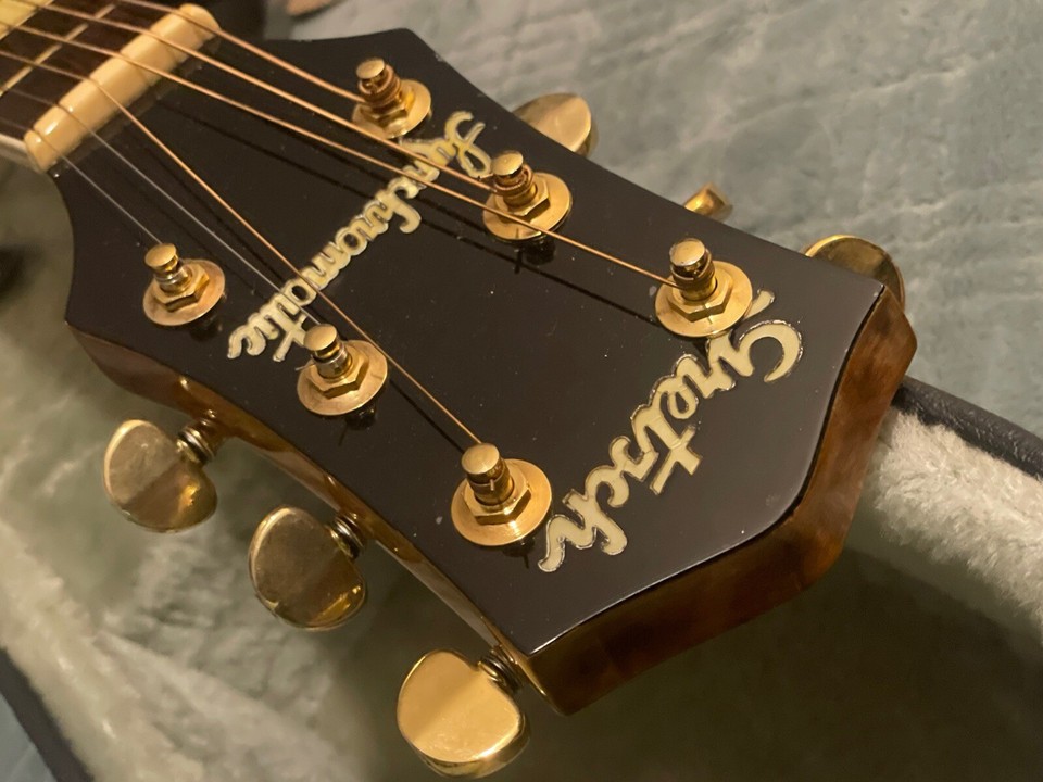 Vintage Handmade Flamey US 1953 Gretsch acoustic Catseye guitar gibson ...