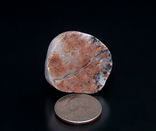 BARITE PSEUDOMORPH,CHALCEDONY LAKE SUPERIOR SEDAR BAY,KEWEENAW CO ...