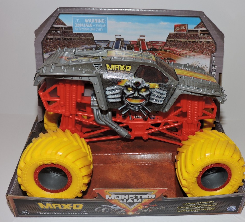 MONSTER JAM TRUCK - MAXIMUM DESTRUCTION 1:24 AUTOGRAPHED BY DRIVER ...