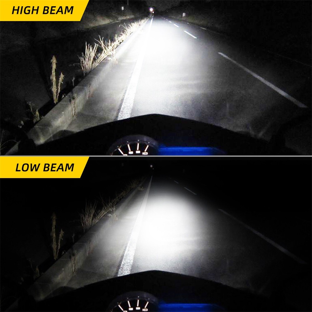 1x H4 Super Bright LED Headlight Conversion Bulbs High Kit Low Beam ...