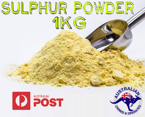 SULFUR POWDER PURE PREMIUM ORGANIC 1KG 99.99% HIGH QUALITY SULPHUR FREE ...