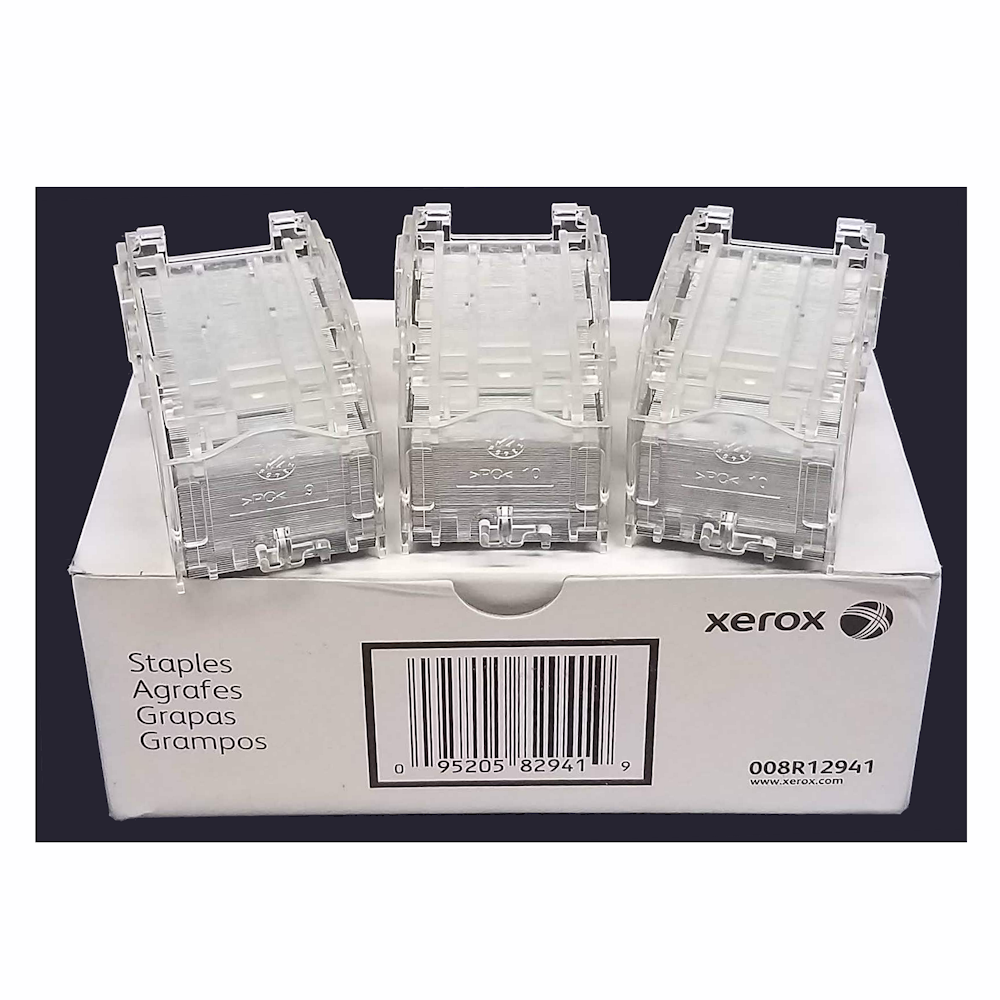 Xerox 008R12941 Stacker Staples Pack, 3 Cartridges x 5,000 Staples Each ...