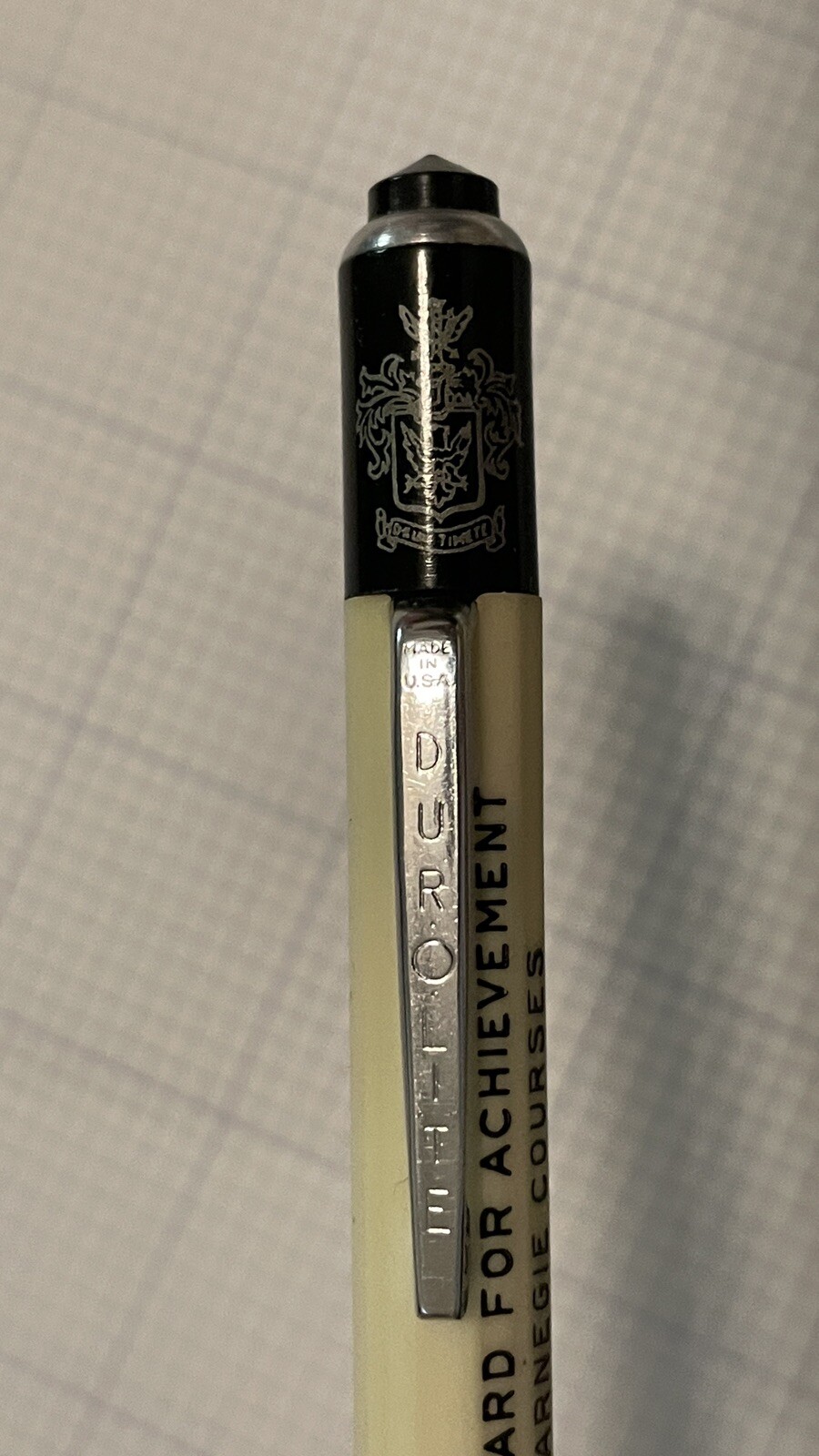 Vtg DALE Carnegie Mechanical Pencil Special Achievement Award Durolite ...