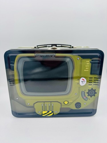 Vault-Tec FALLOUT Pip Boy Lunch Box w/ Figure Magnets - Bethesda | eBay