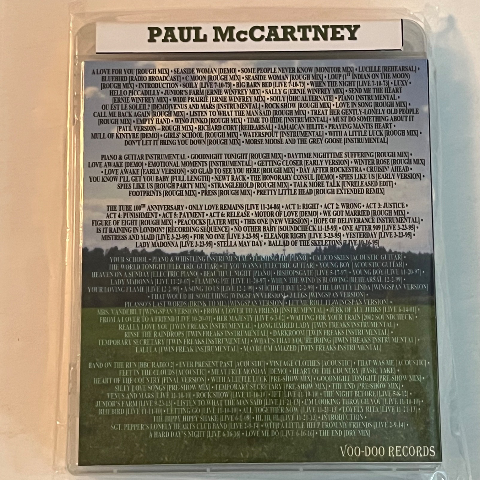 Paul McCartney Where Footprints Never Go 6 CD Set Rarities and ...