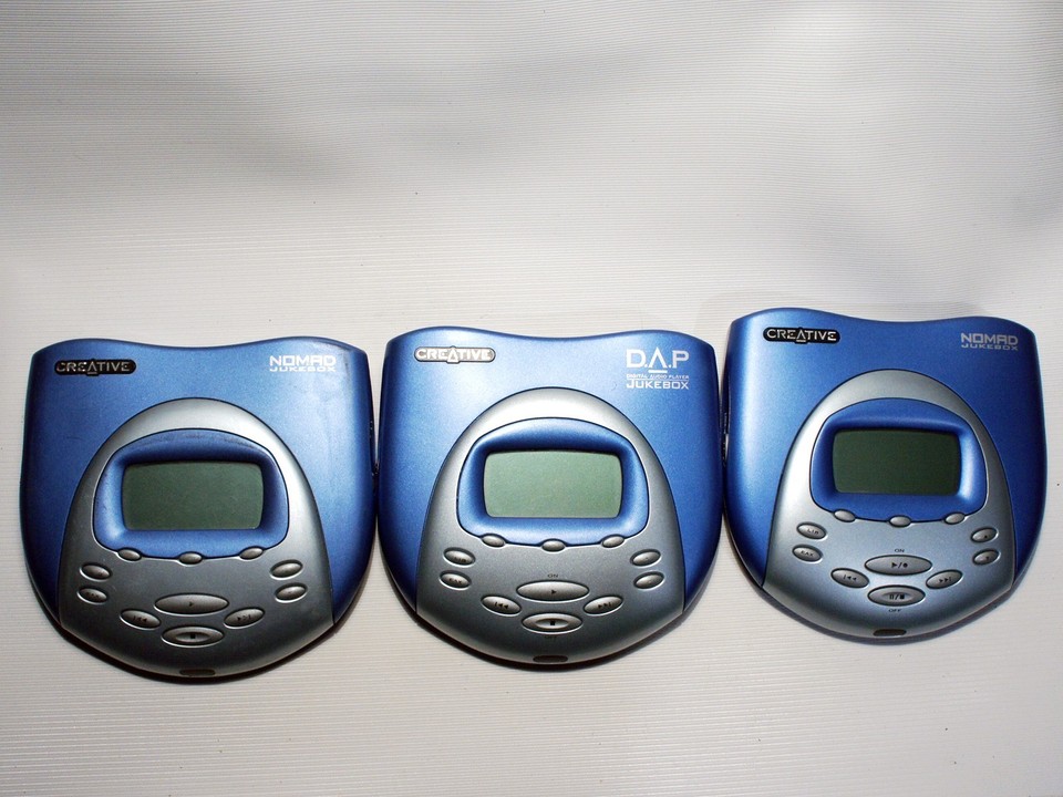 3x Creative D.A.P. Jukebox Nomad Jukebox MP3 Players need repair. | eBay