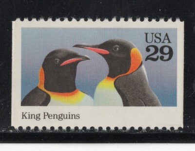 2708 * KING PENGUINS ~ WILD ANIMALS * U.S. Postage Stamp BOOKLET SINGLE ...