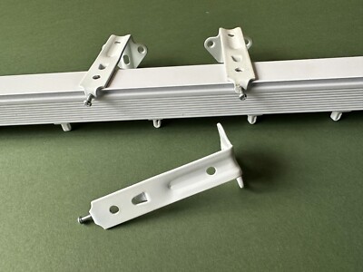 Vertical Blind Face Fix Brackets - 95mm in length for narrow 30 mm ...