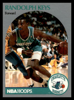 1990 Hoops Randolph Keys #56 Charlotte Hornets | eBay