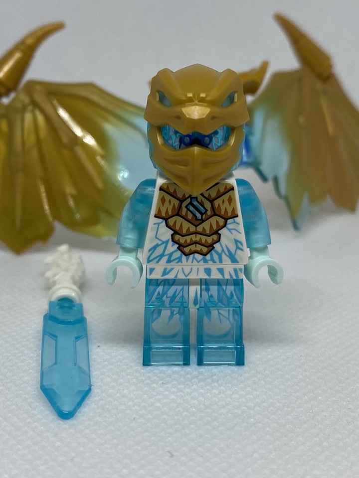 LEGO Golden Dragon Zane Minifigure Ninjago Crystallized From Set 71773 ...
