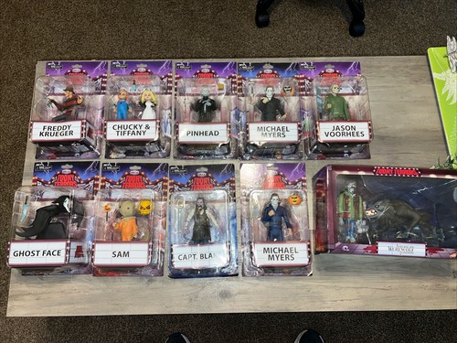Toony Terrors Action Figures Lot of 10- Sam, Freddy Krueger, Ghostface ...