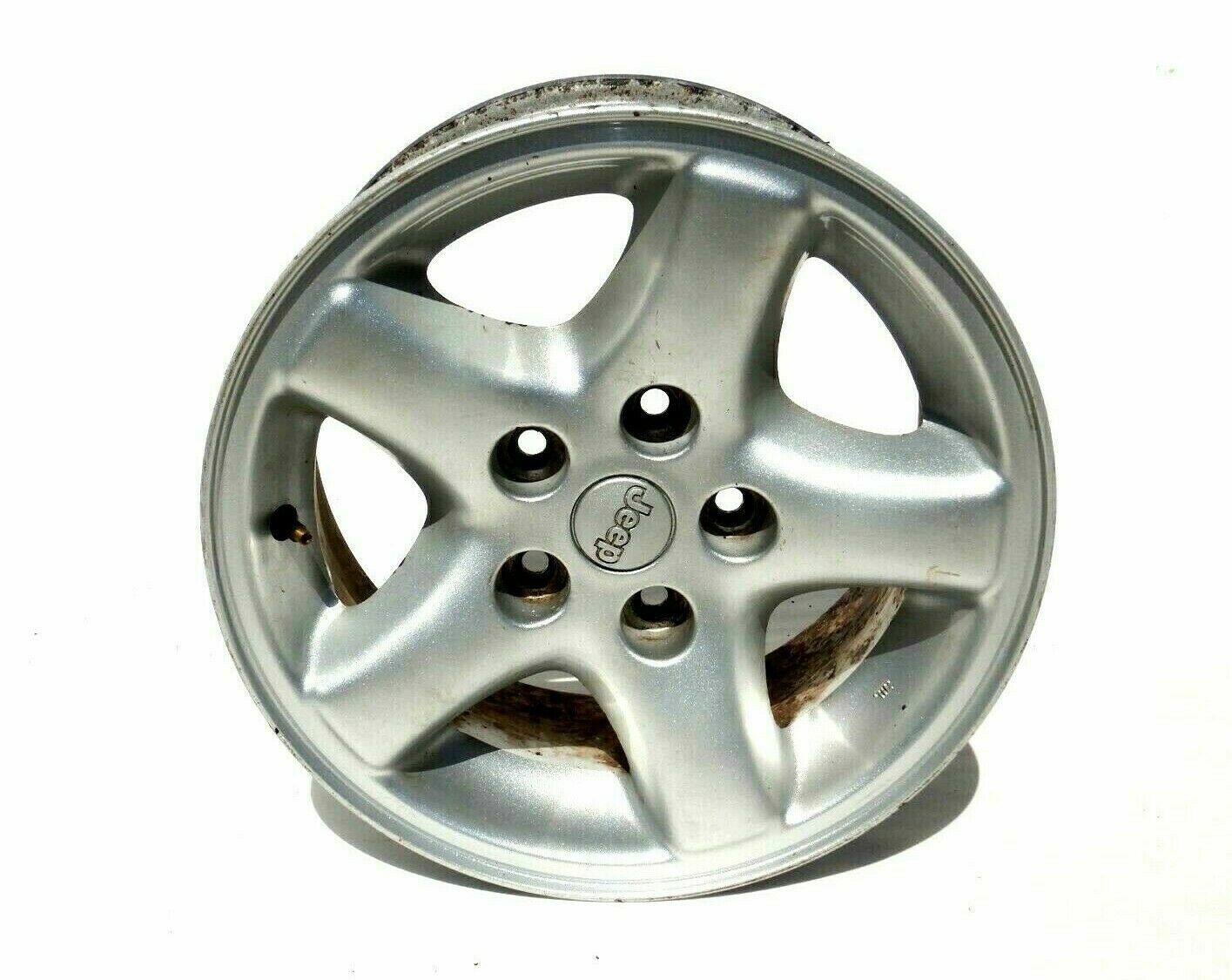 Jeep Wrangler TJ Cherokee XJ ZJ OEM 5 Spoke Flat Aluminum Wheel Rim ...