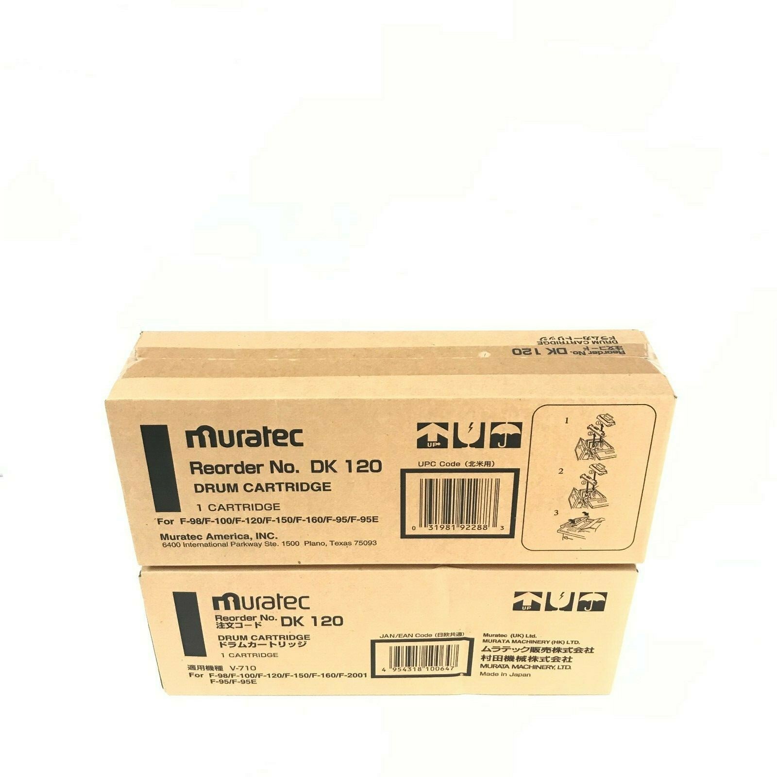 Genuine Muratec DK-120 Black Drum Unit (LOT OF 2) | eBay