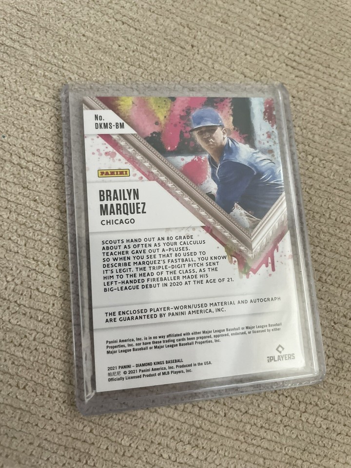 2021 Panini Diamond Kings - DK Material Signatures #DKMS-BM Brailyn ...