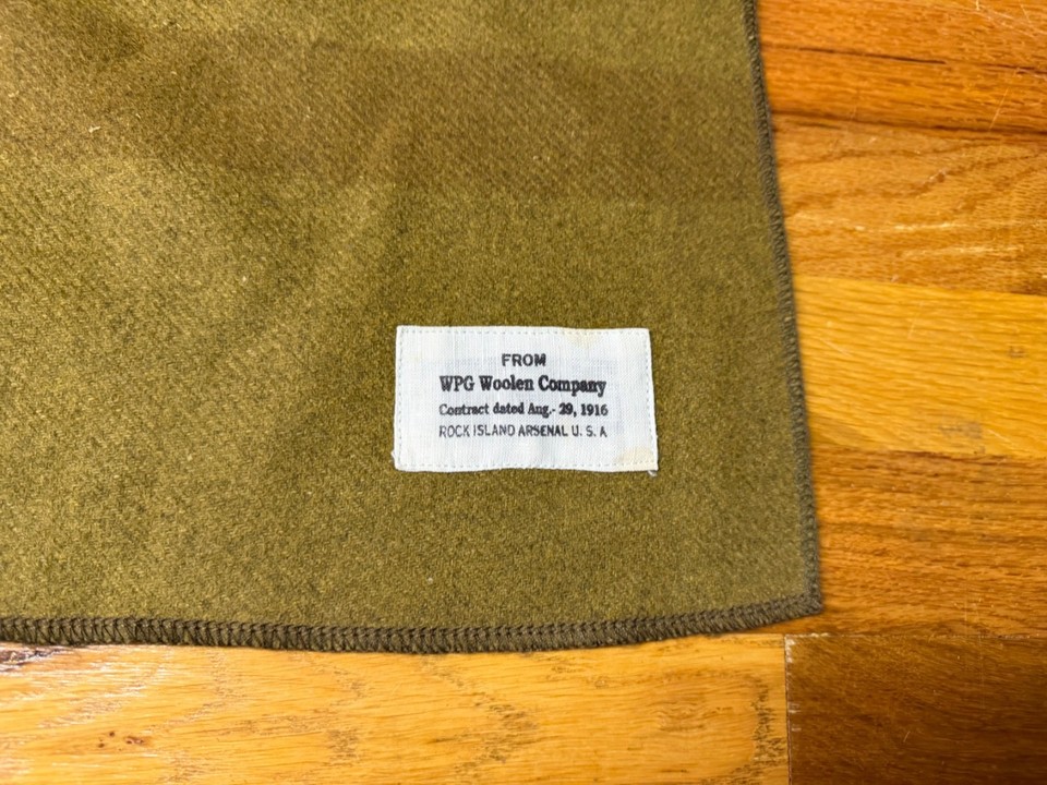 WWI US ARMY INFANTRY M1907 WOOL FIELD BLANKET- WHAT PRICE GLORY | eBay