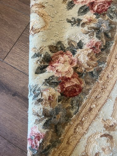 Hand Woven / Knitted Vintage Traditional Floral Oriental Rug ...