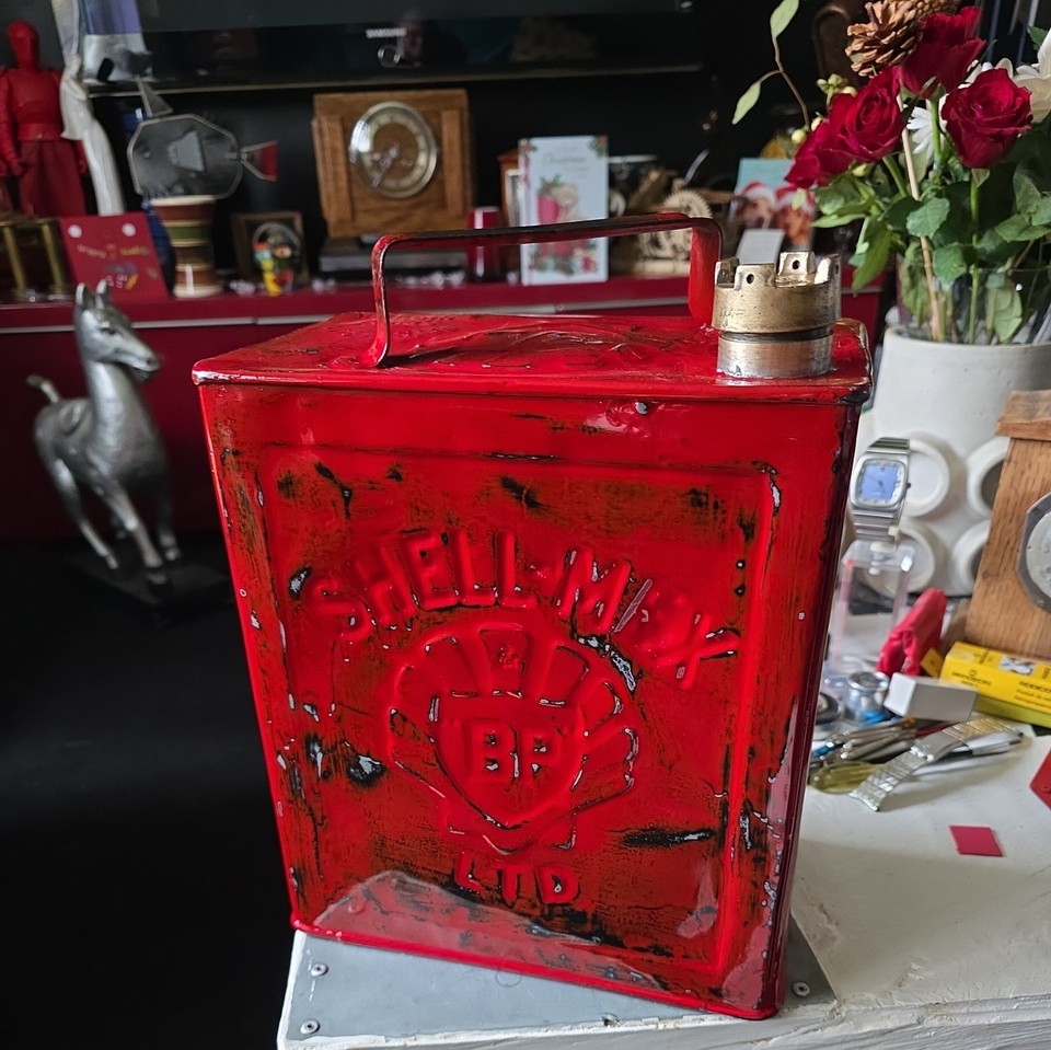 Vintage Shell Petrol Can | eBay UK