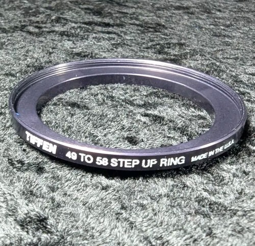 TiFFEN 49-58mm Metal Step Up Stepping Lens Filter Adapter Ring 49mm-58mm E49-E58 | eBay