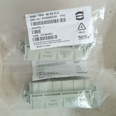 1pc HARTING HAN 46 EE-F-C 09320463101 connector | eBay