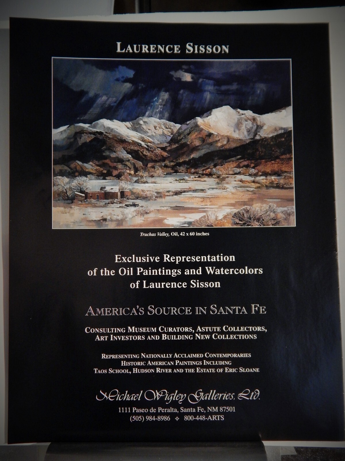 LAURENCE SISSON ART PIECES ORIG VTG 1999 ADVERTISEMENT, | eBay