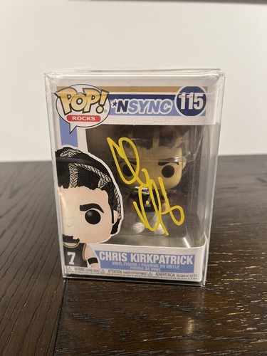 Chris Kirkpatrick Signed NSYNC #115 Funko Pop! Rocks Vinyl Figure (JSA ...