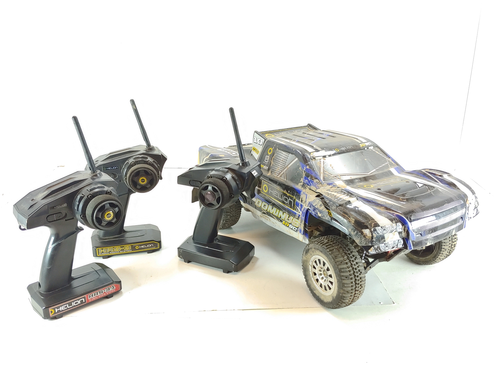 Helion Dominus 10SC 1/10 4x4 Brushed Short Course Truck RTR Used Dirty ...