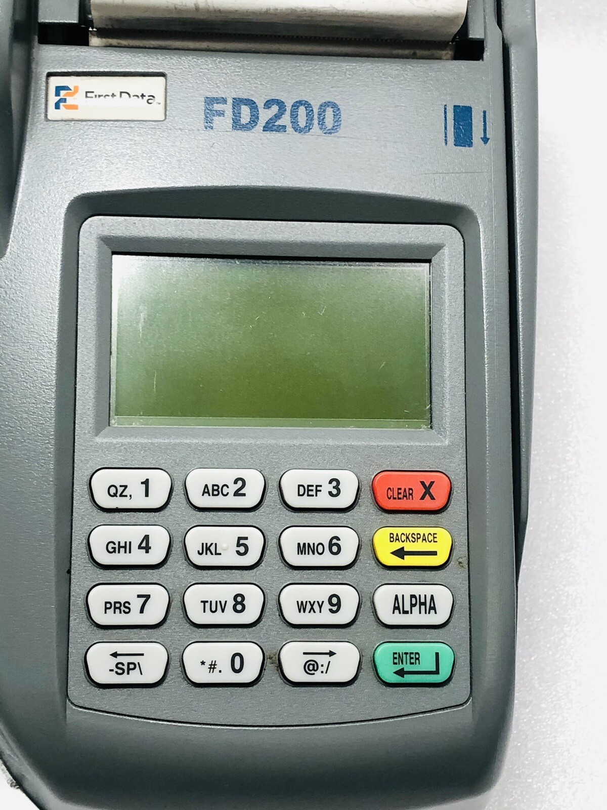 First Data Retail POS Credit Card Reader FD200 Terminal Fd10c Pin Pad ...