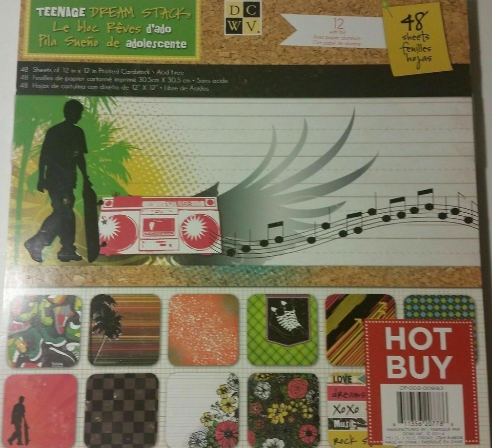 DCWV SCRAPBOOKING 12X12 PAPER STACK - YOU CHOOSE DESIGN | eBay