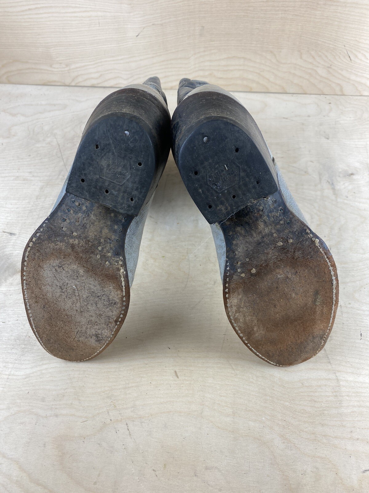 Tony Lama Gray/blue All Leather Mens Boots Size 6B St… - Gem