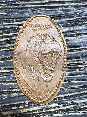 Universal Dinosaur Copper pressed elongated penny R48 | eBay
