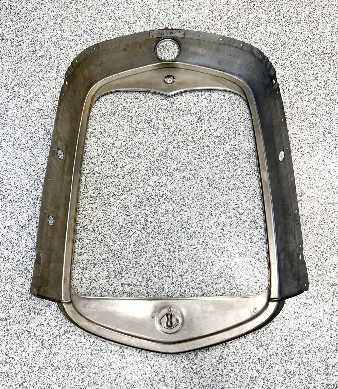 Polished Stainless / Black Painted Radiator Grille Shell For 1931 Ford ...