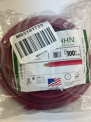 Southwire SIMpull 6 AWG THHN 100ft Stranded Red Building Wire 20495822 ...
