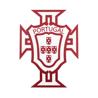 Portugal National Team Red Sticker FPF Emblem | eBay