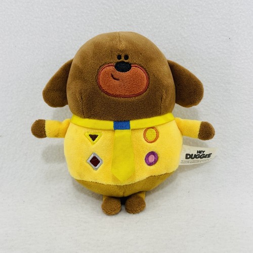 BBC Hey Duggee Plush 7” Dog Soft Toy Squishy Reporter Man Necktie ...
