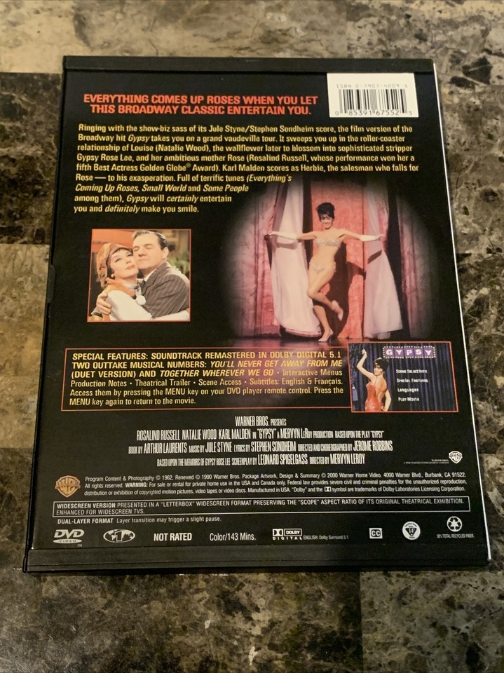 Gypsy (DVD, 2000) 85391675525| eBay