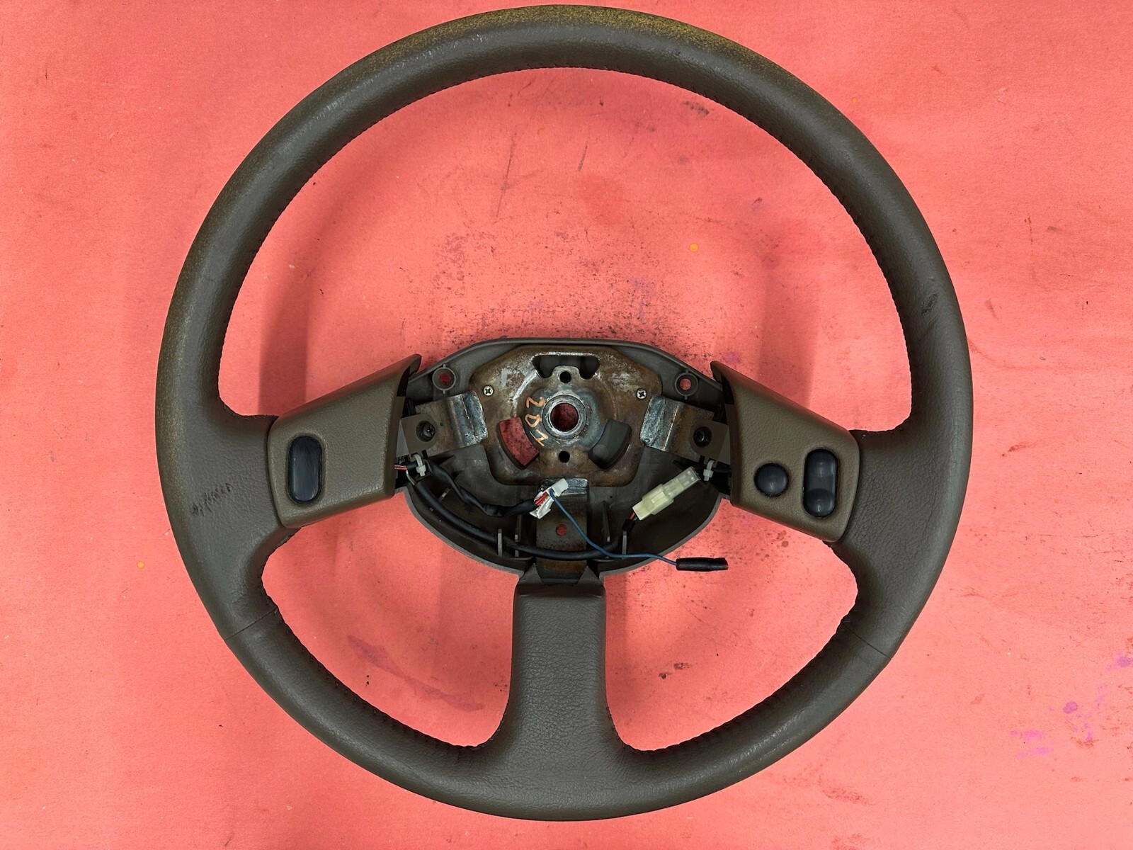 1990-1995 TOYOTA 4RUNNER STEERING WHEEL TAN CRUISE EQUIPPED USED OEM ...