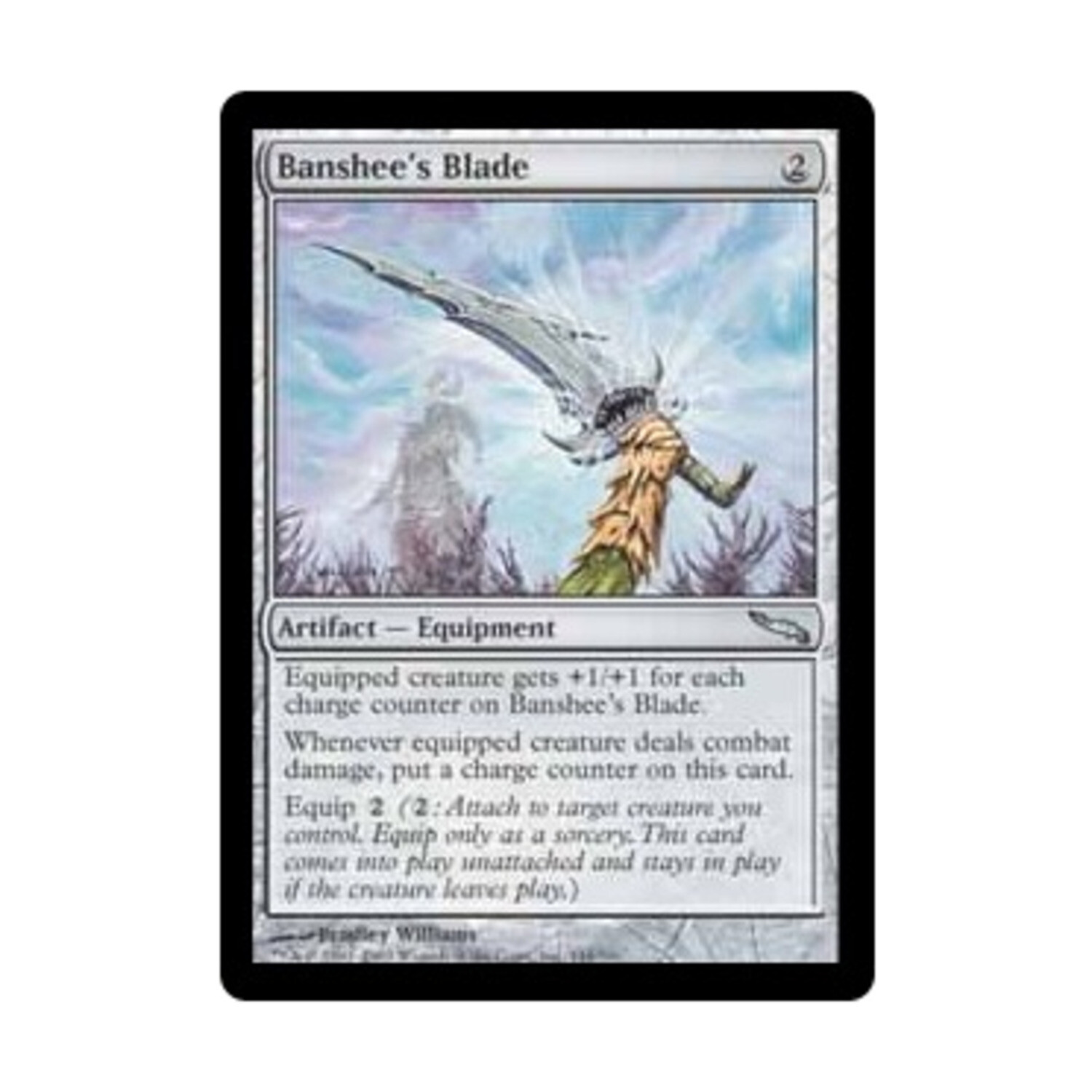 WOTC MtG Mirrodin Banshee's Blade (U) (Foil) EX | eBay