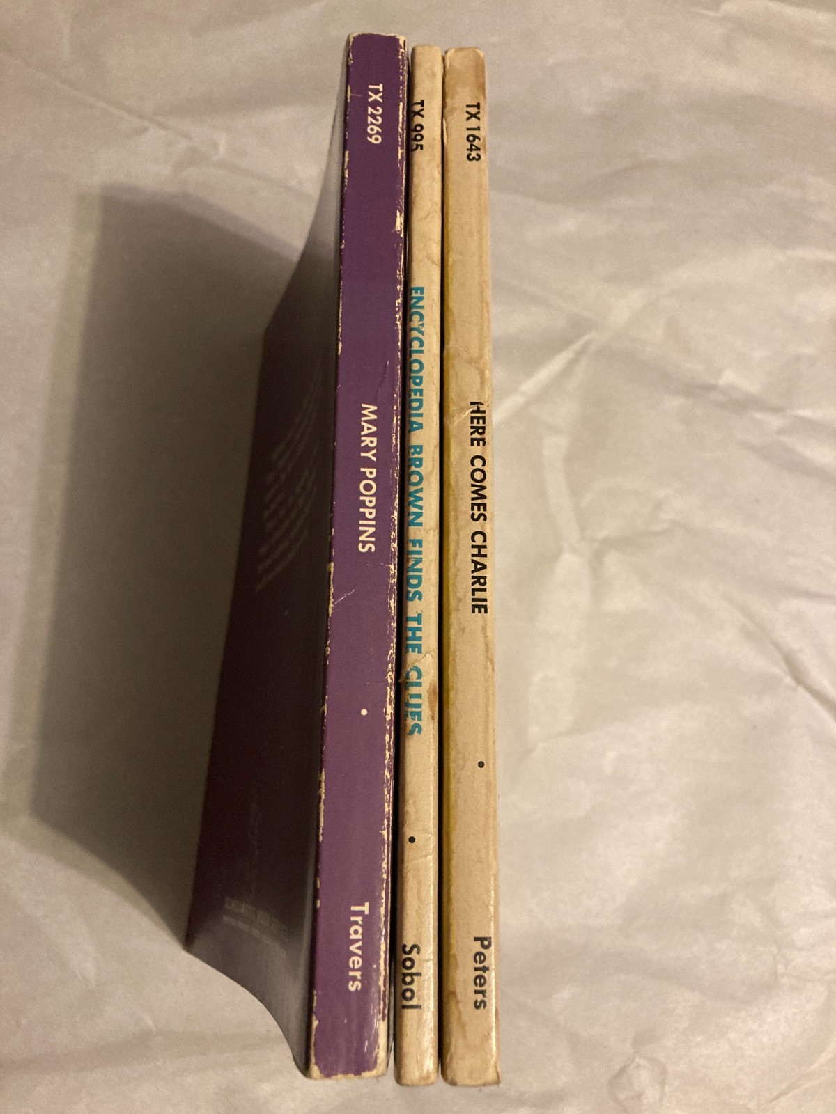 LOT OF 3 VTG SBS Scholastic Books 1969-72 TX Children's PB Chapter ...