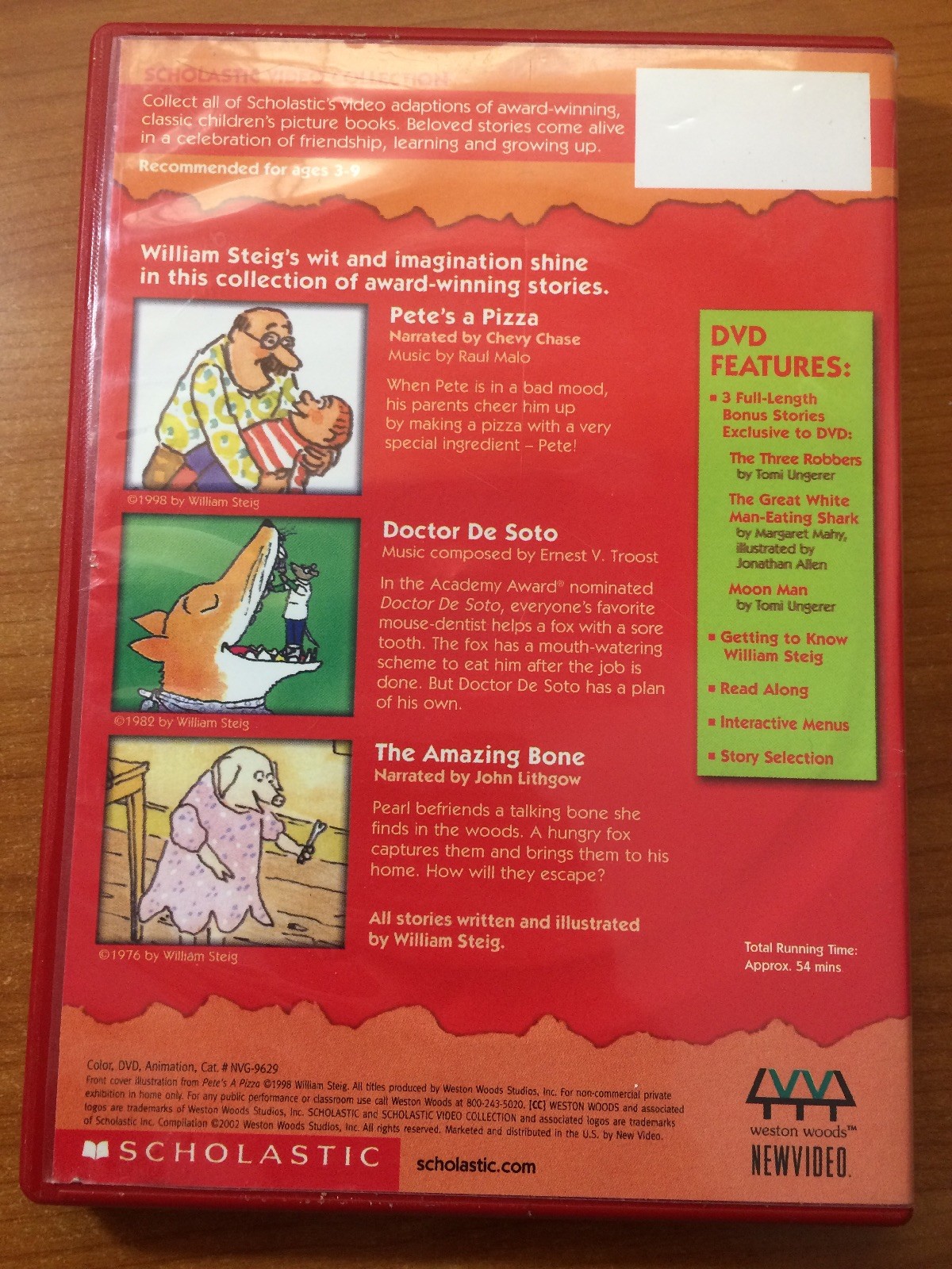 Pete's A Pizza (DVD) William Steig, Chevy Chase, John Lithgow...171 | eBay