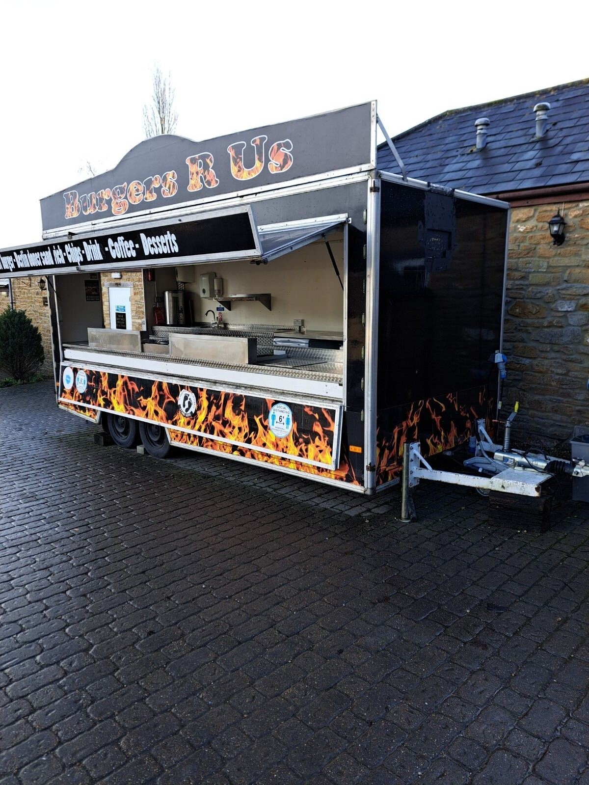 18 Ft Fair ground Fast food, catering van/burger van with certificates ...