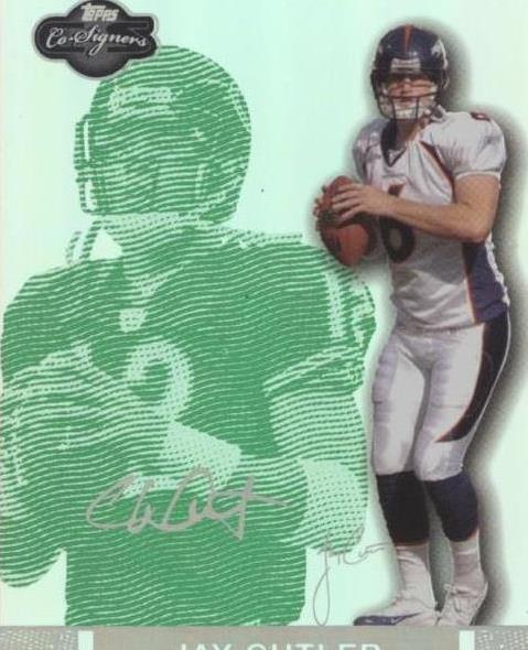 2007 Topps Co-Signers Chris Leak Jay Cutler #9 for sale | eBay