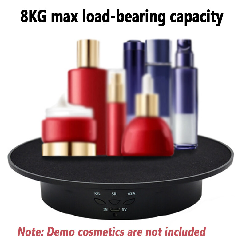 20CM Display Electric 8KG Stand Turntable Show Holder 360° Power ...
