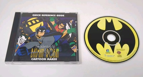 Adventures Of Batman & Robin Cartoon Maker CD-Rom PC Mac Vintage Game ...