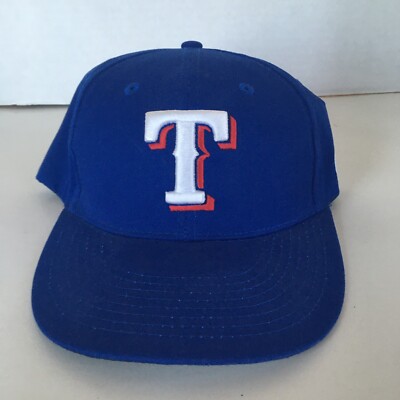 Texas Rangers OC Sports Blue Baseball Athletic MLB Cap Strapback Hat ...