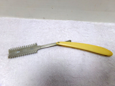 Antique Durham Domino Hair Shaper Barber's Razor Celluloid Handle | eBay