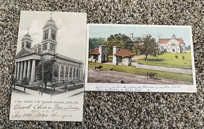 1906 & 1909 Cathedral of Immaculate Conception Convent Mobile Alabama ...