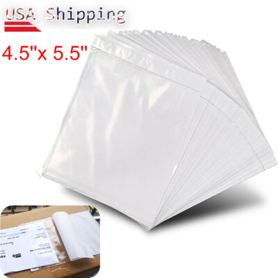 Self Adhesive 4.5''x 5.5'' Packing List Envelopes Invoice Enclosed Slip ...