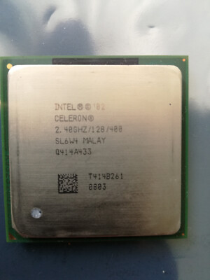 Intel Celeron CPU Processor SL6W4 2.40GHz 128KB Cache 400MHz FSB PGA478 ...
