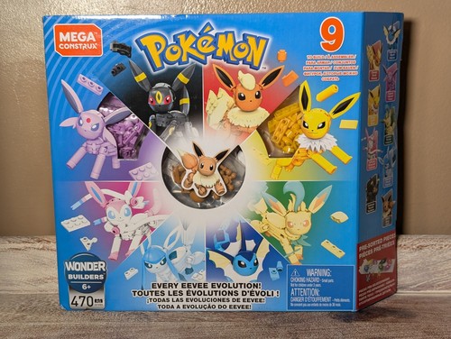 New Sealed MEGA Construx Pokemon Every Eevee Evolution Pack 470 Pcs ...