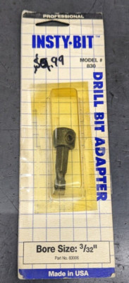 Insty Bit Quick Change Drilling Systems - Drill Bit Adapter 3/32" 83006 ...